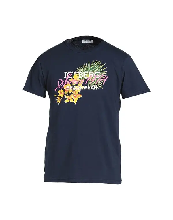 Iceberg T-shirt Size Cotton - Navy