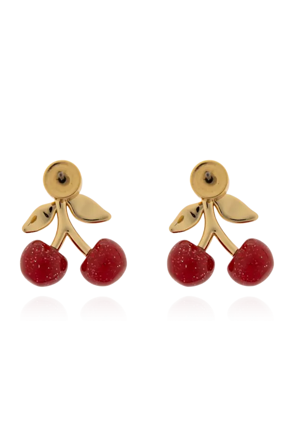 COACH Cherry Motif Earrings - Red