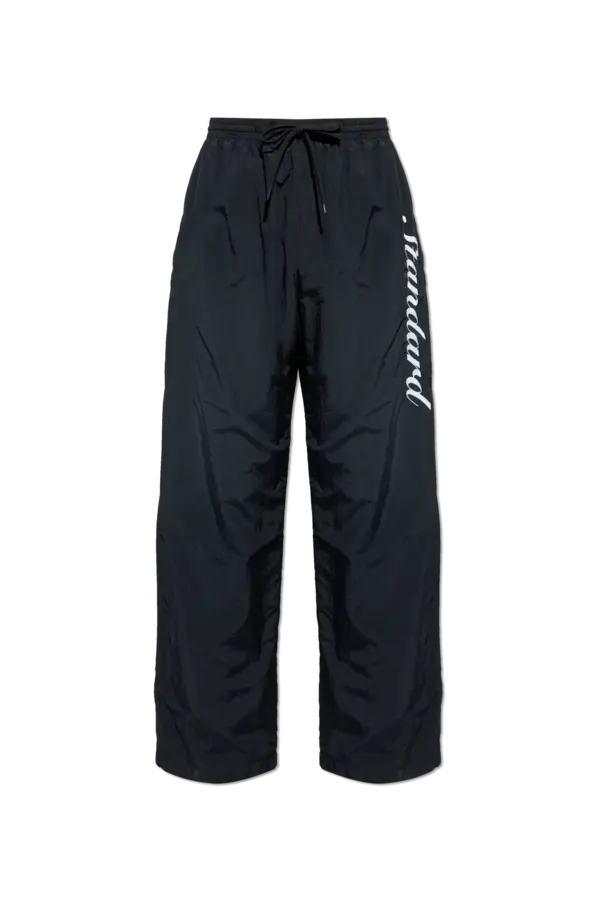 Balenciaga Trousers With Logo