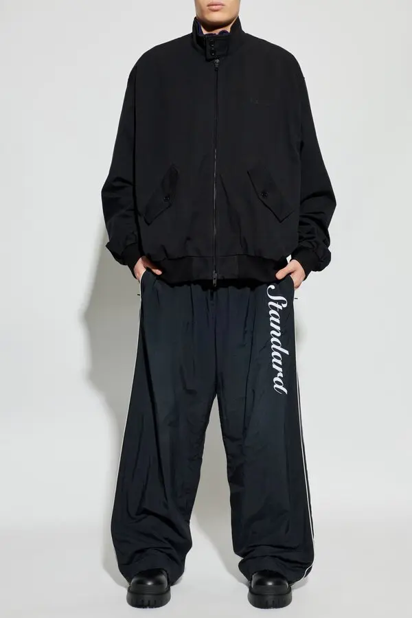 Balenciaga Trousers With Logo