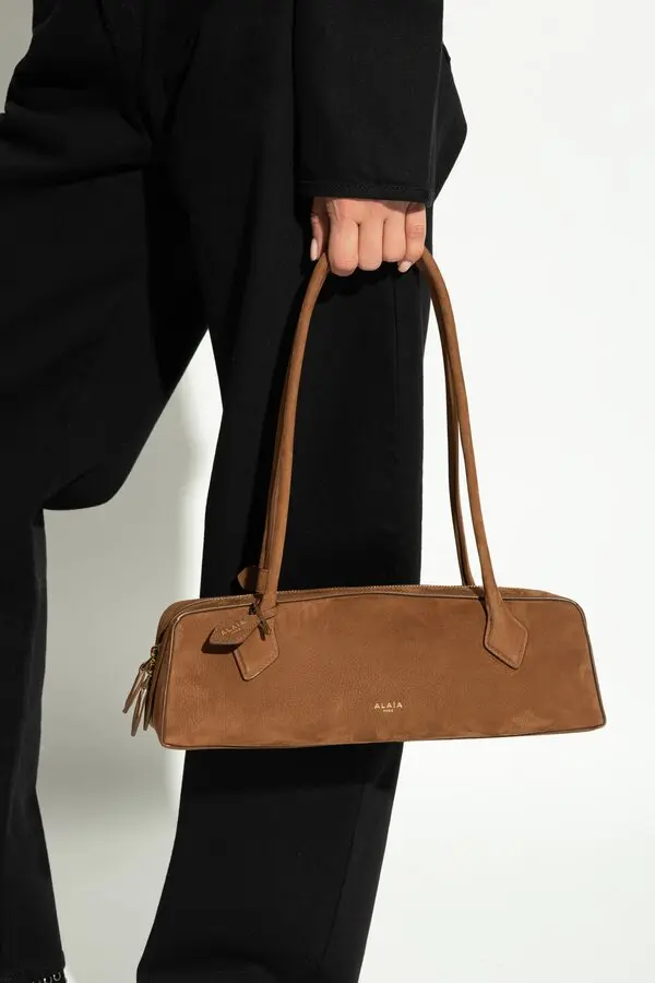Alaïa Shoulder Bag Le Teckel - Brown