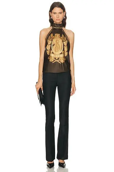Burberry Scarf Halter Top
