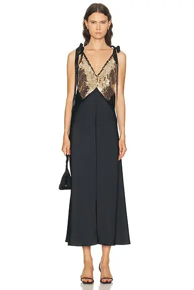LoveShackFancy Talissa Sequin Dress