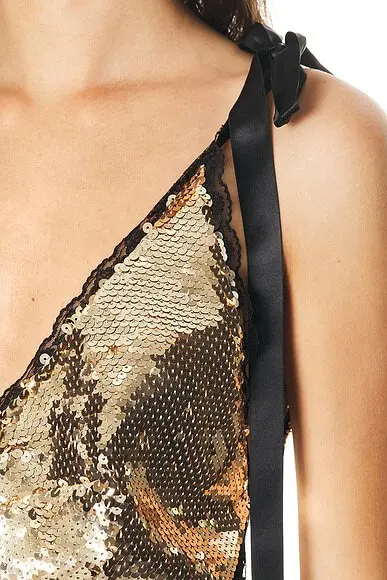 LoveShackFancy Talissa Sequin Dress