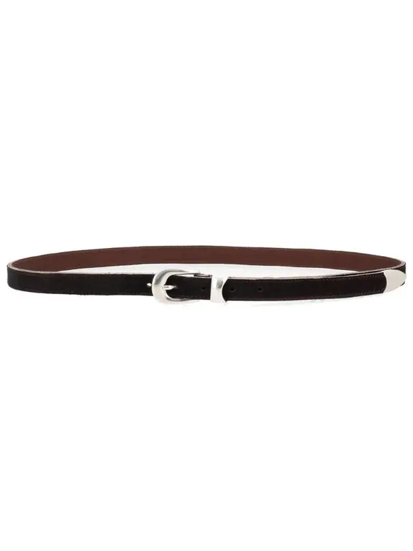 Our Legacy Thin Leather Belt - Brown