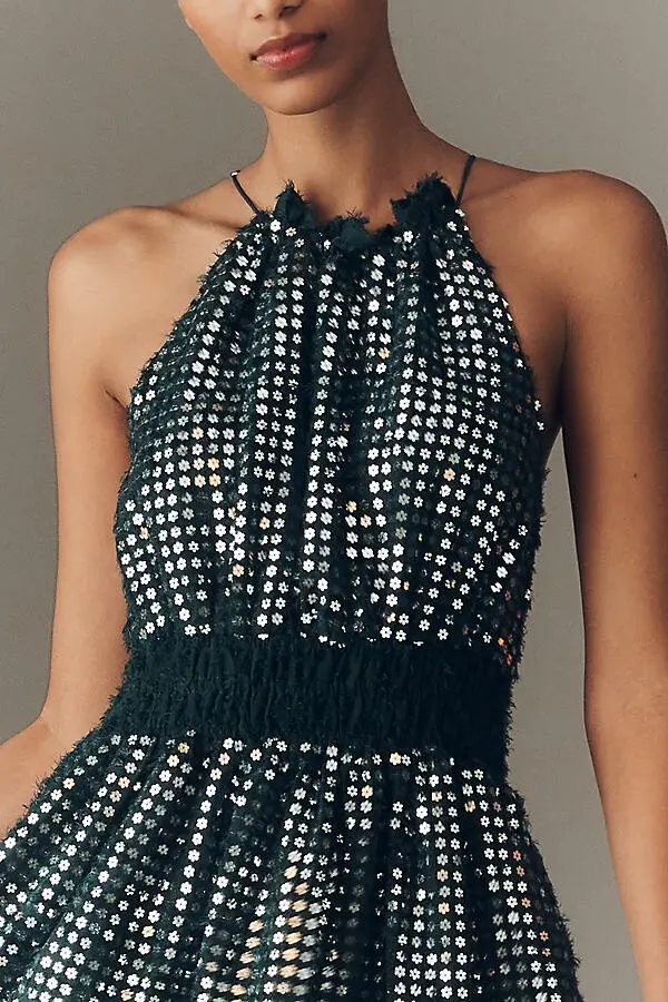 The Somerset Shine Mini Halter Dress
