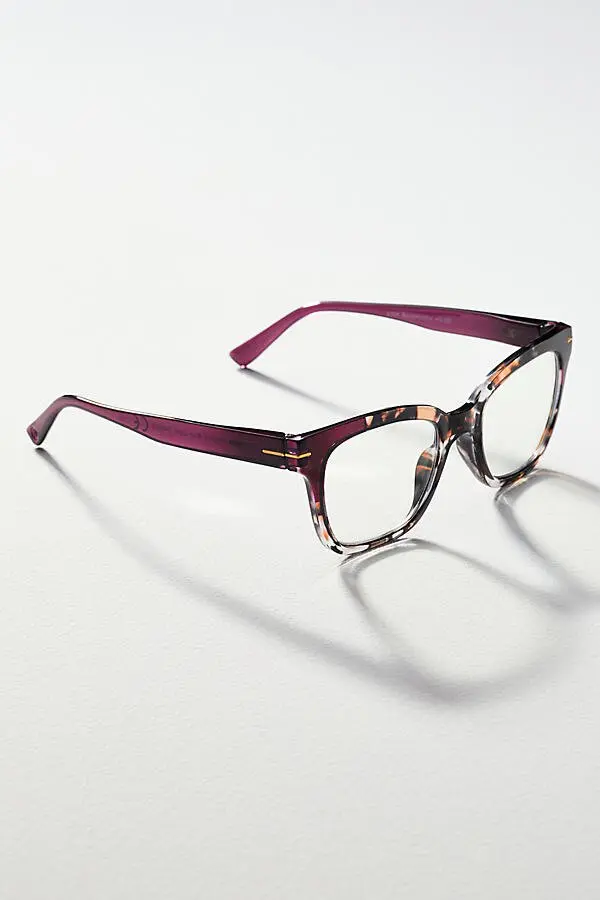 PEEPERS Square Buzzworthy Readers - Brown Pattern