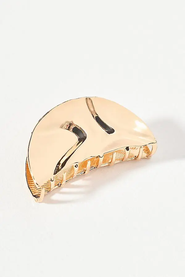 Lele Sadoughi Baroque Metal Hair Claw Clip - Gold