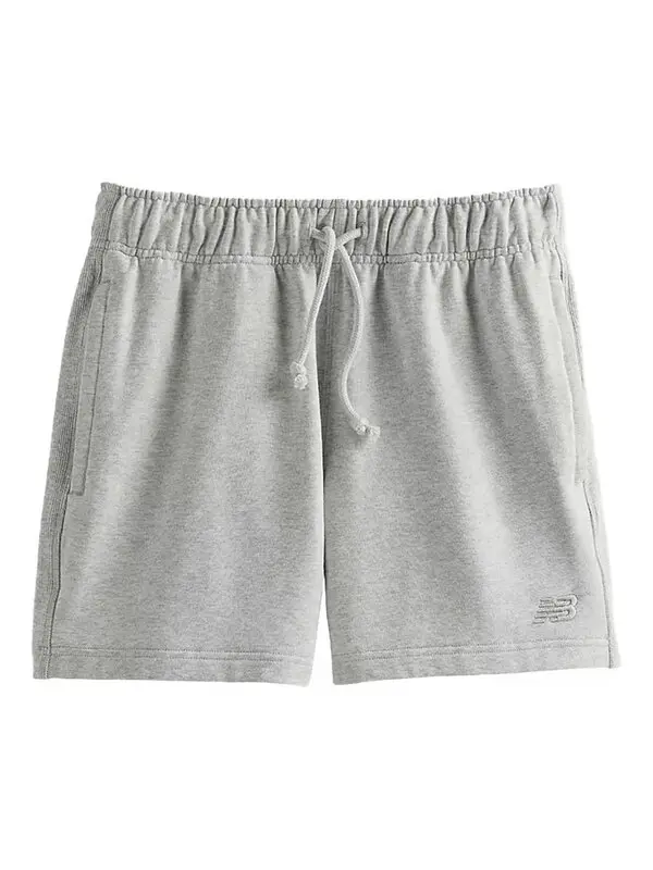 NEW BALANCE Athletics French Terry 5" Track Shorts - Grey