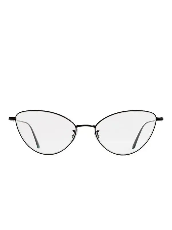 Khaite X Oliver Peoples Cat Eye Eyeglasses - Black