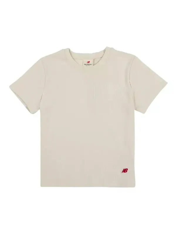 NEW BALANCE Logo-patch T-shirt - Neutrals