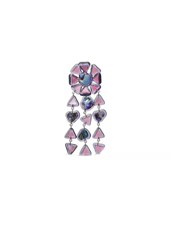 Tory Burch Curiosity Chandelier Earrings - Purple
