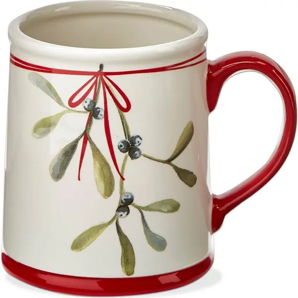 TAG Kisses Under The Mistletoe Ceramic Mug Christmas Drinkware