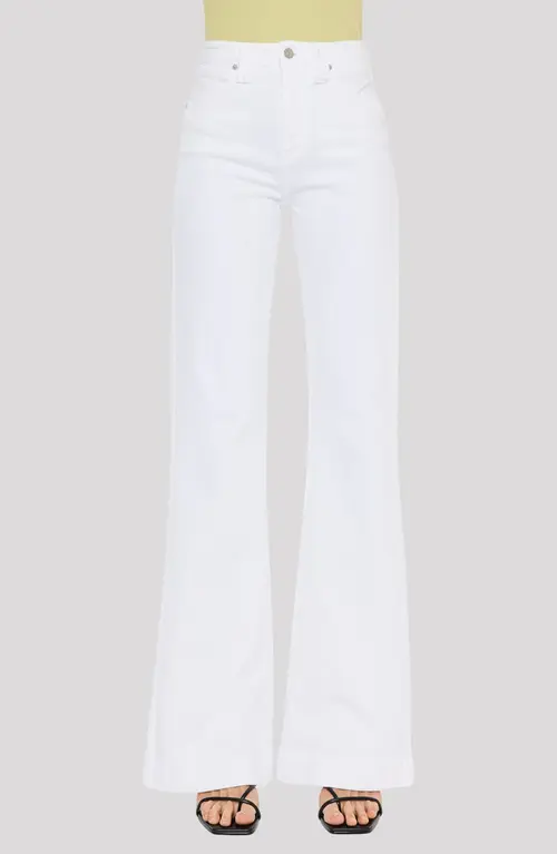 KANCAN High-rise Flare Jeans - White