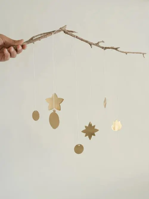 FLECK Foliage Ornamentsset Of 7
