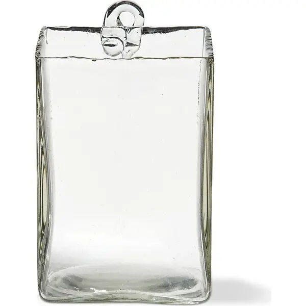 TAG Clarity Rectangle Glass Votive Candleholder Tall - Clear