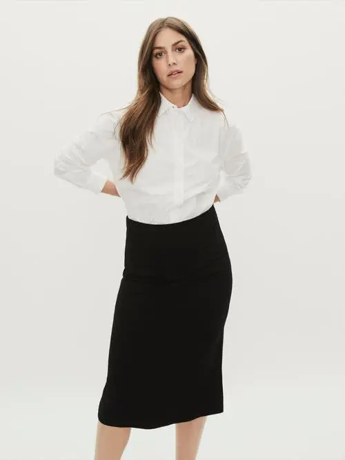 MASAI COPENHAGEN Maseuloa Midi Pencil Skirt - Black