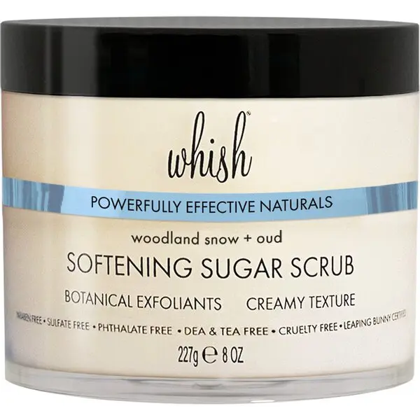 WHISH BEAUTY Softening Sugar Scrub - Woodland Snow + Oud