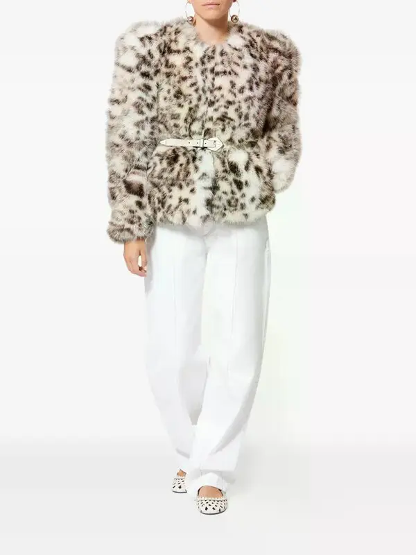 Isabel Marant Étoile Animal-pattern Jacket - Neutrals
