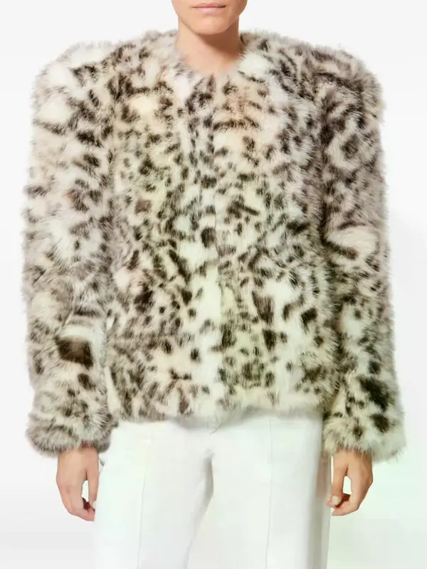 Isabel Marant Étoile Animal-pattern Jacket - Neutrals