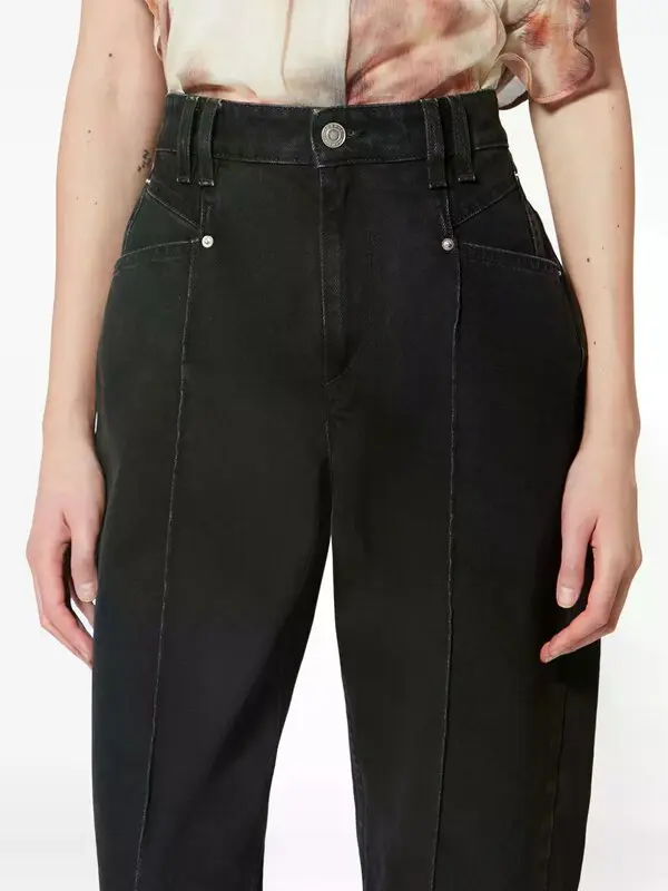 Isabel Marant Drolane Seam Flared Jeans