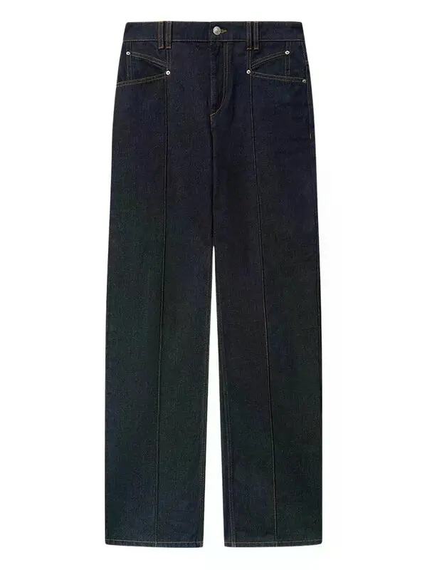 Isabel Marant Drolane Seam Flared Jeans