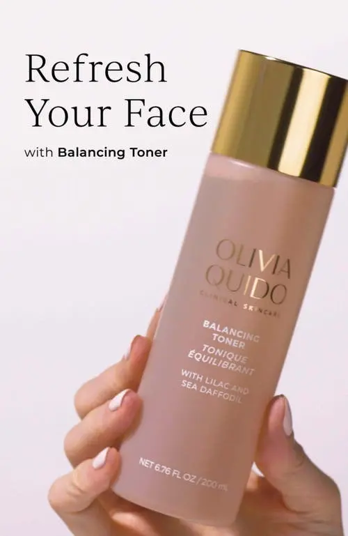 OLIVIA QUIDO SKINCARE Balancing Toner With Lilac And Sea Daffodil
