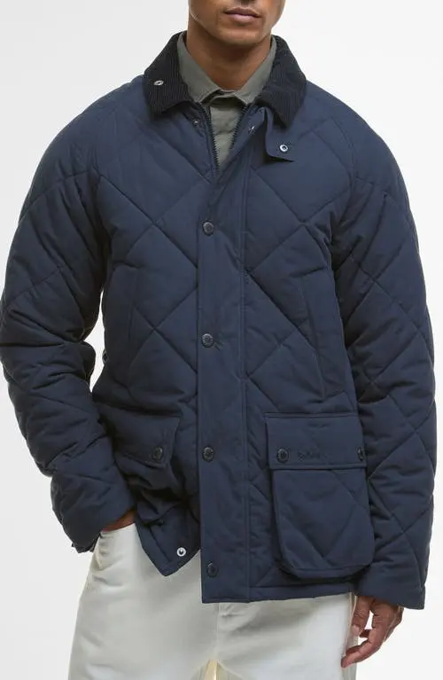 Barbour Bedale Quilted Jacket - Navy