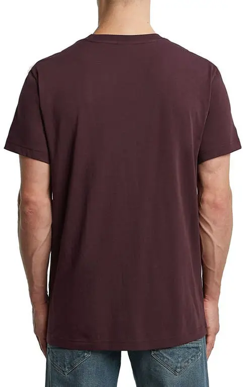 G-star Raw Gel Print Organic Cotton T-shirt - Maroon