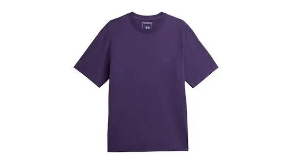 Adidas Y3 Regular Short Sleeve Tee Shirt - Aurora Plum