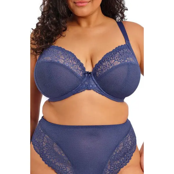 Elomi Tiernie Underwire Plunge Bra - Denim