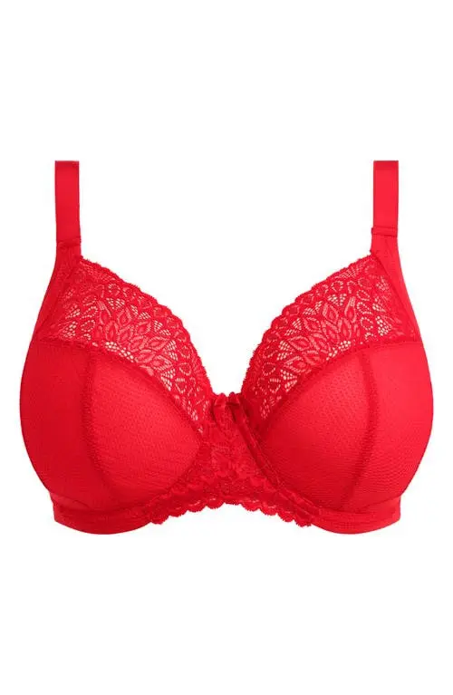 Elomi Tiernie Underwire Plunge Bra - Red