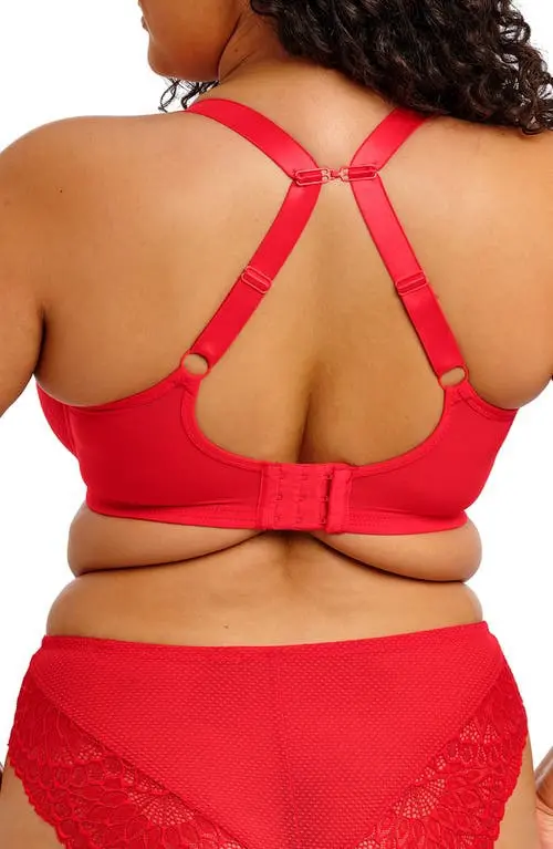 Elomi Tiernie Underwire Plunge Bra - Red
