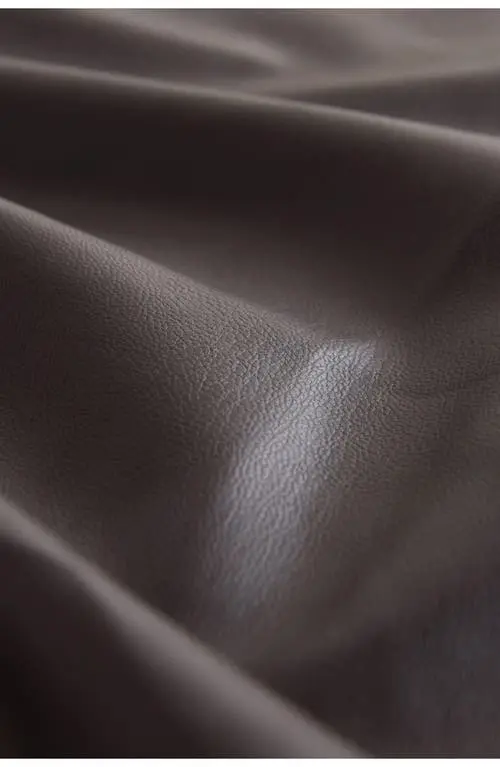 NEXT Coated Boxy T-shirt - Brown