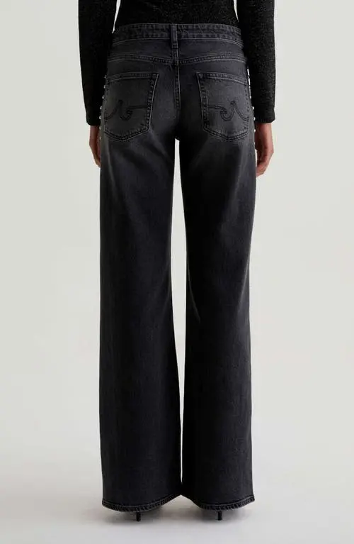 Ag Adria Stud Wide Leg Jeans