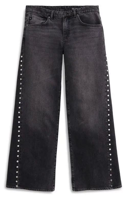 Ag Adria Stud Wide Leg Jeans