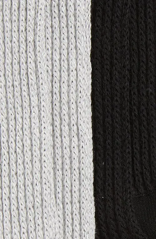 Zella 2-pack Scrunch Crew Socks - Grey Multi