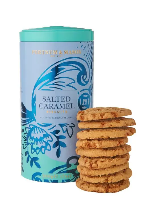 FORTNUM & MASON Piccadilly Biscuits Tin - Salted Caramel