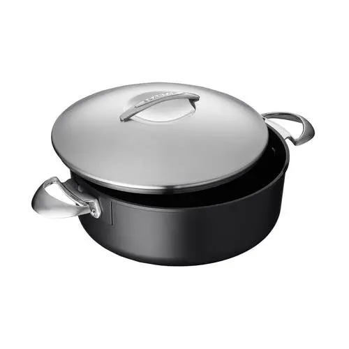 SCANPAN Professional 4.5 Quart Low Sauce Pot