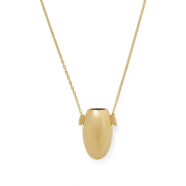 Lady Grey Ikon Pendant Necklace - Gold