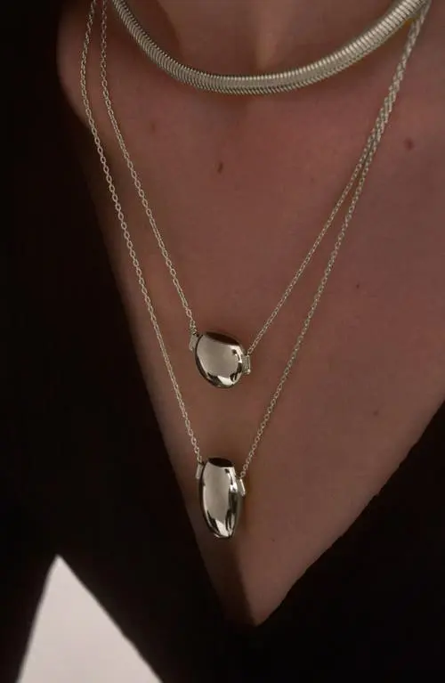 Lady Grey Ikon Pendant Necklace - Silver