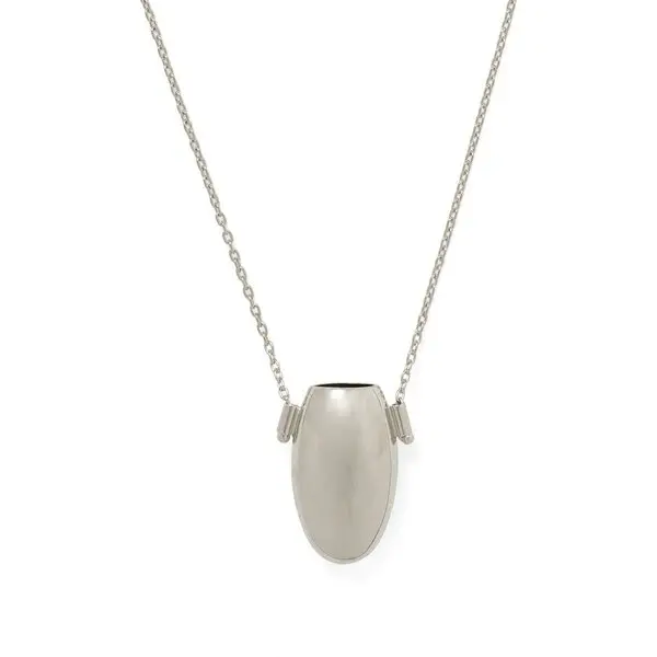 Lady Grey Ikon Pendant Necklace - Silver