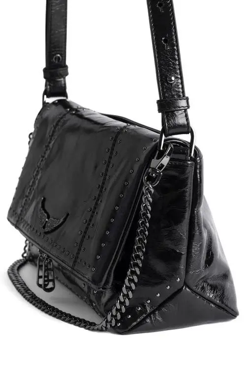 Zadig&Voltaire Rocky Ii Leather Crossbody Bag