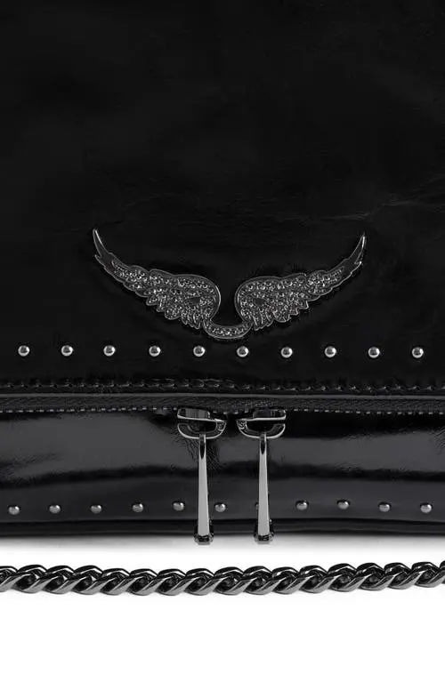 Zadig&Voltaire Rocky Ii Leather Crossbody Bag