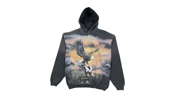 REPRESENT Chrome Flight Hoodie - Black