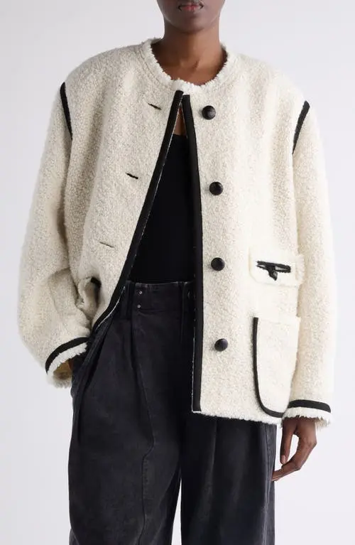 Isabel Marant Étoile Maylin Bouclé Tweed Jacket - Ecru