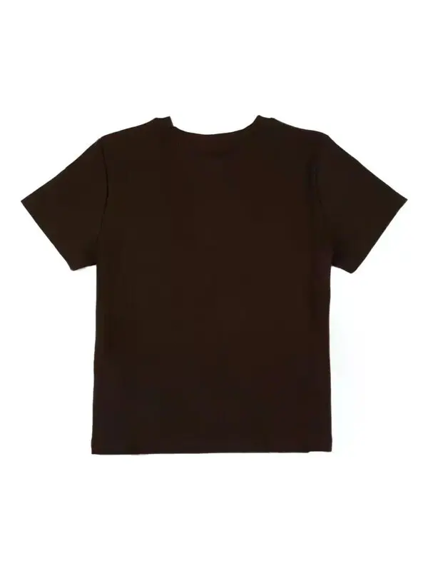 NEW BALANCE Logo-patch T-shirt - Brown