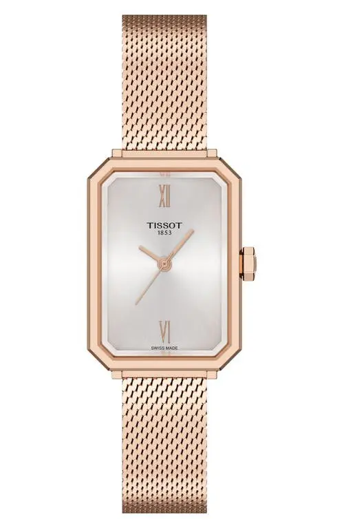 TISSOT Mesh Strap Watch - Silver
