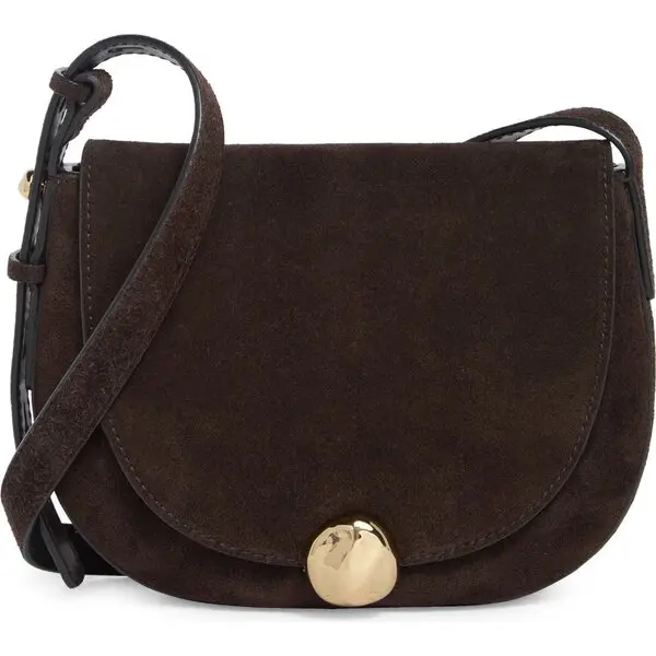 Madewell Small Dakota Saddle Bag - Dark Carob