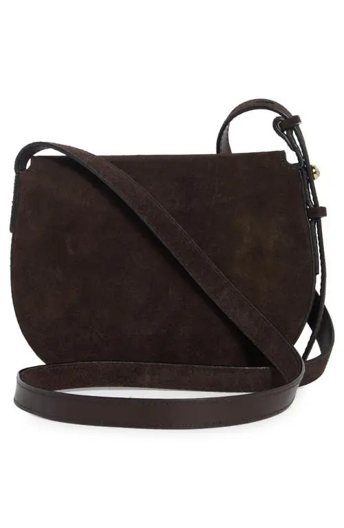 Madewell Small Dakota Saddle Bag - Dark Carob